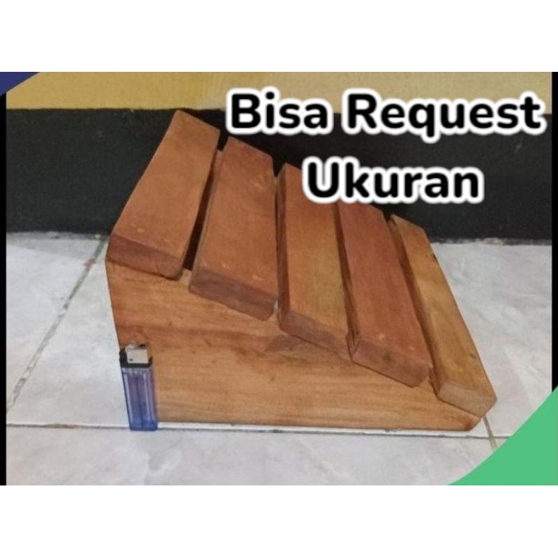 Jual Tanjakan Motor Kayu lebar 25 cm, Desain Minimalis dan Fungsional ...