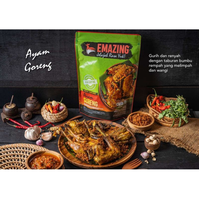 Jual EMAZING / AYAM GORENG / AYAM OLAHAN 900 GRAM | Shopee Indonesia