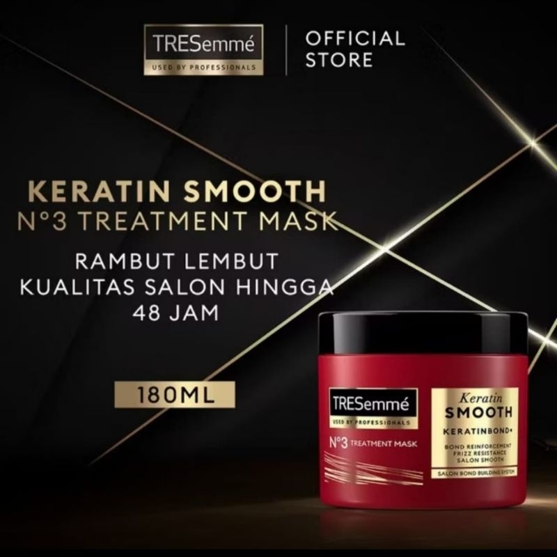Jual Tresemme Keratin Smooth Deep Smoothing Hair Mask [180 mL] | Shopee ...