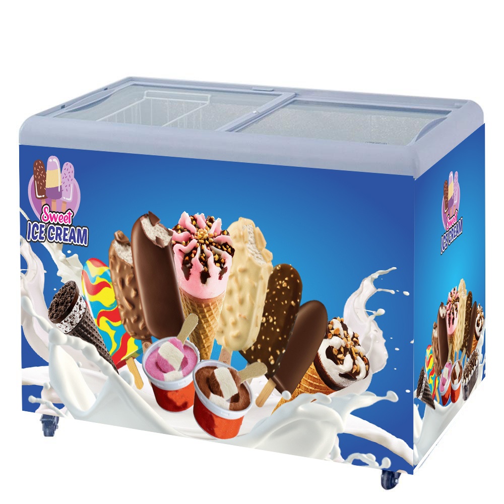 Jual stiker freezer kulkas motif ice cream sweet 1 | Shopee Indonesia