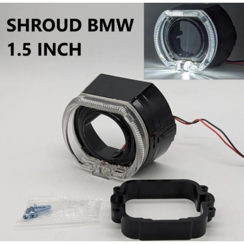 Jual Shroud Projector Biled Matrix BMW 1.5 Inch Full Casing Hitam ...