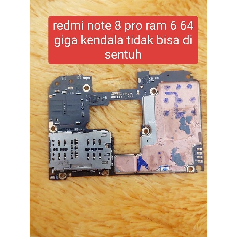 Jual mesin redmi note 8 pro ram 6 64 giga sesuai keterangan | Shopee ...