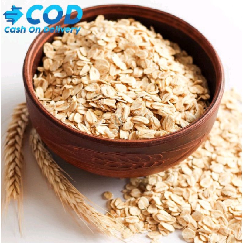 Jual PROMO!!! ROLLED OAT 1kg Oatmeal Gandum Utuh Sarapan Sehat | Shopee ...