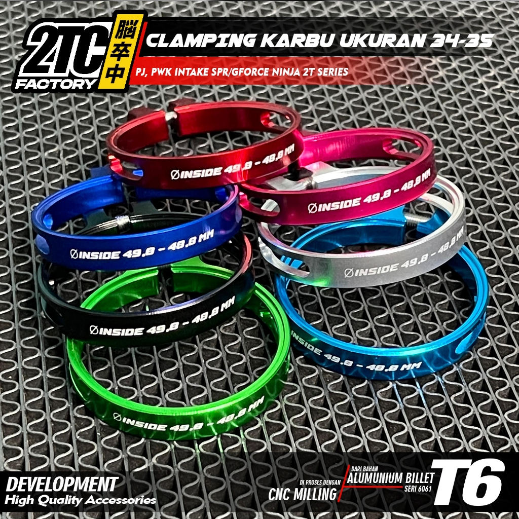 Jual KLEM CLAMP KLEMAN KARBU CLAMPING INTAKE PENGIKAT KARBU NINJA 2TAK ...