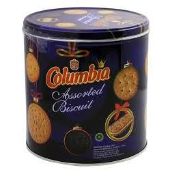 Jual COLUMBIA BISKUIT ASSORTED KALENG 300GR | Shopee Indonesia