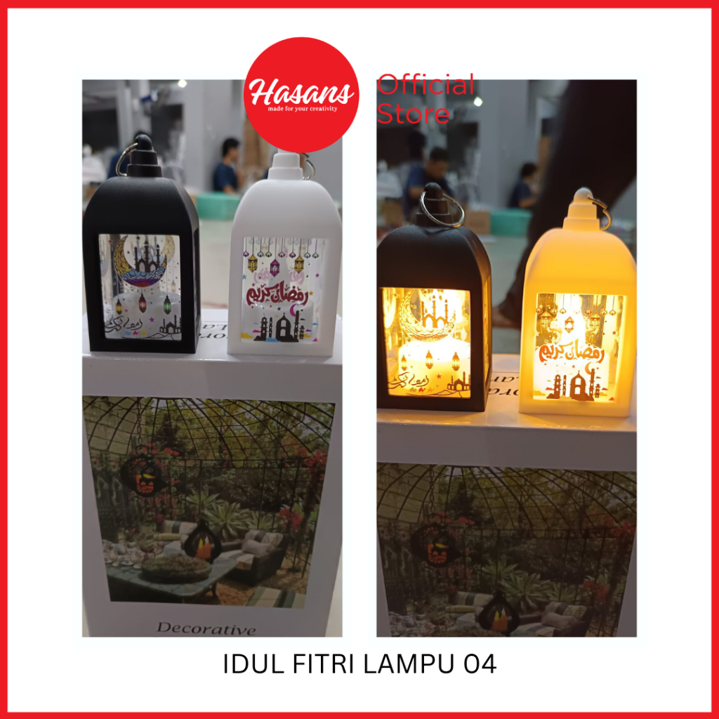 Jual Lampu LED Lentera Ramadhan Idul Fitri Bentuk Rumah / Dekorasi ...