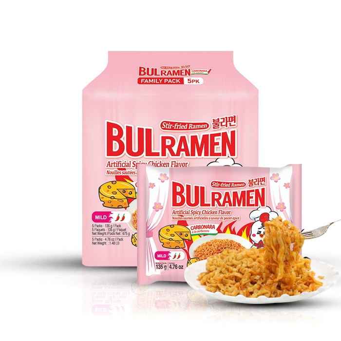 Jual BUL RAMEN Carbonara Stir-Fried Ramen Carbonara 135g x 5pcs ...