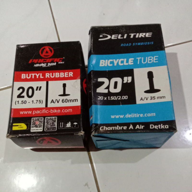 Jual ban dalam 20x1.5/1.75 AV35/ AV 28/ AV48/60 / FV 48 ban dalam sepeda lipat bmx Minion roda ...