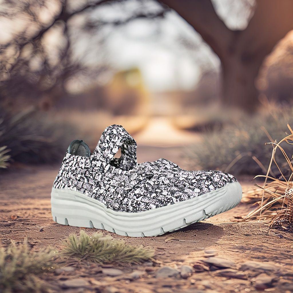 Jual Lulia Vs66 Sepatu wedges shoes wanita rajut knit anyaman woman ...