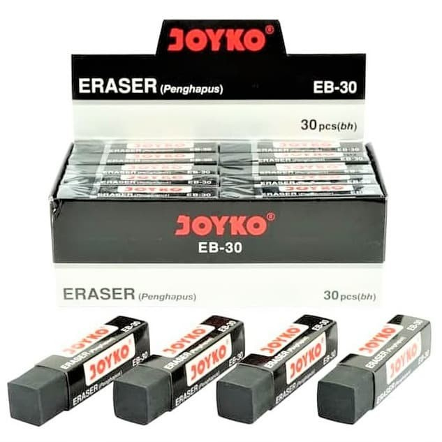 Jual Penghapus Sedang Joyko Hitam dan Putih / Joyko Eraser / Penghapus ...