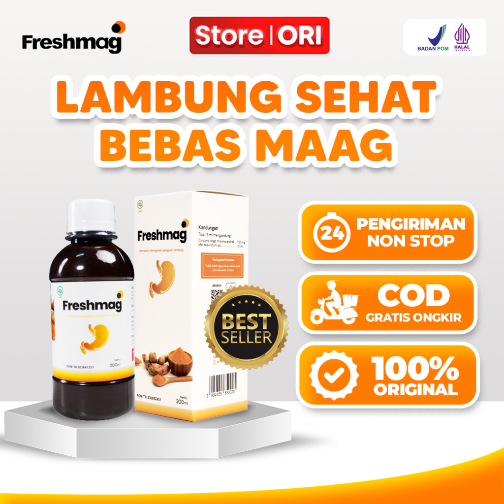 Jual Freshmag Madu Lambung - 3x Lebih Cepat Atasi Masalah Lambung Maag Kronis Gerd Infeksi ...