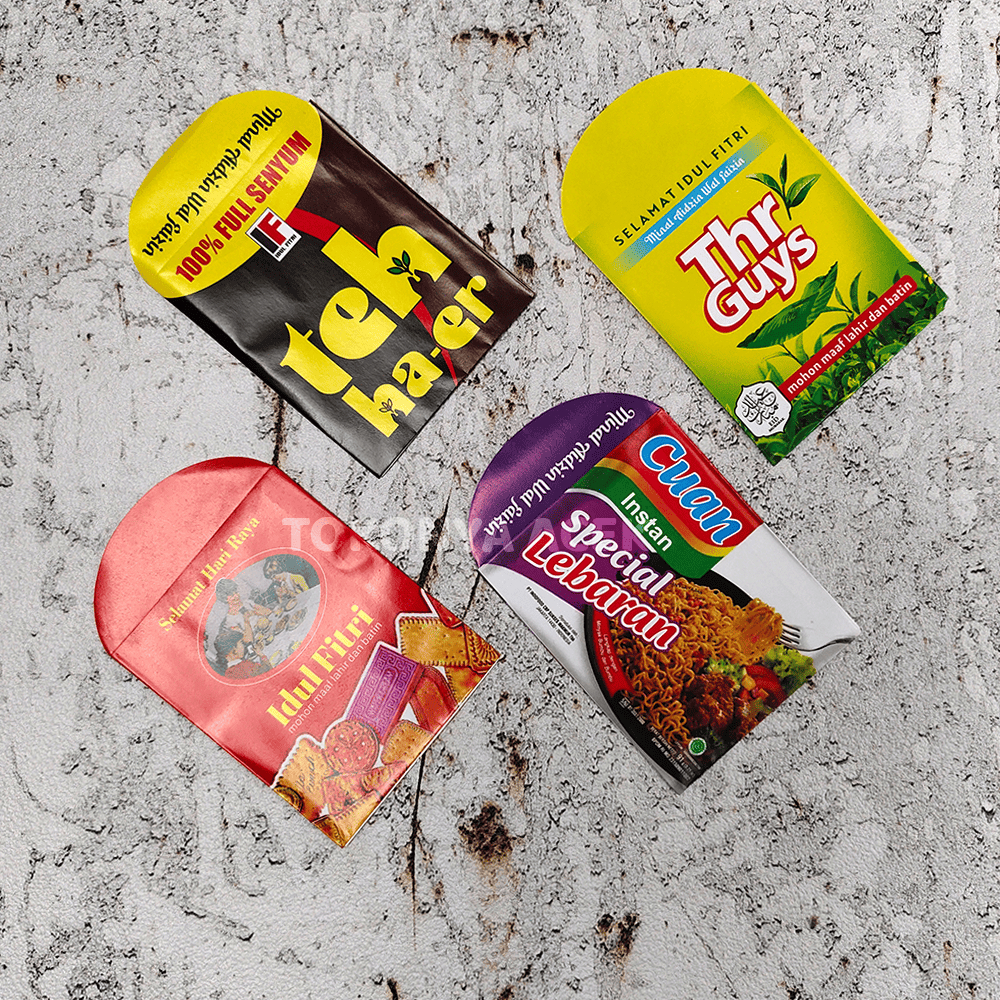 Jual Amplop Lebaran Viral - Angpao THR SNACK - Amplop Idul Fitri Motif ...