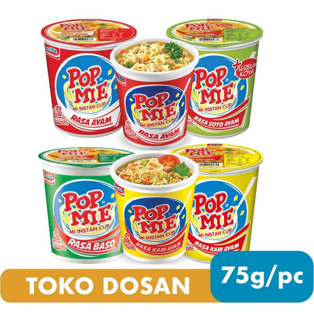 Jual POP MIE JUMBO ALL VARIAN 75g | Shopee Indonesia