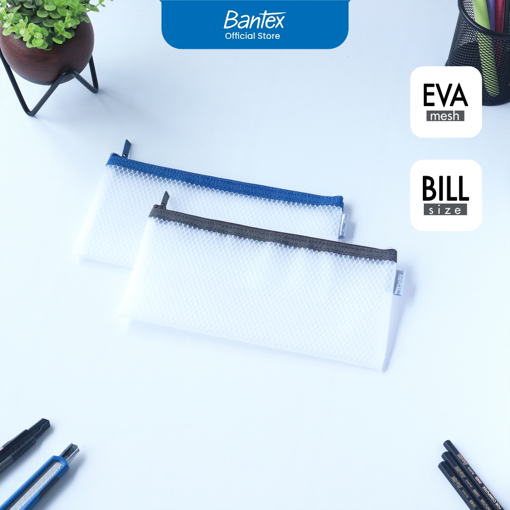 Jual Bantex Zip Bag Pouch Jaring Ukuran Bill / Cheque Bahan EVA ...