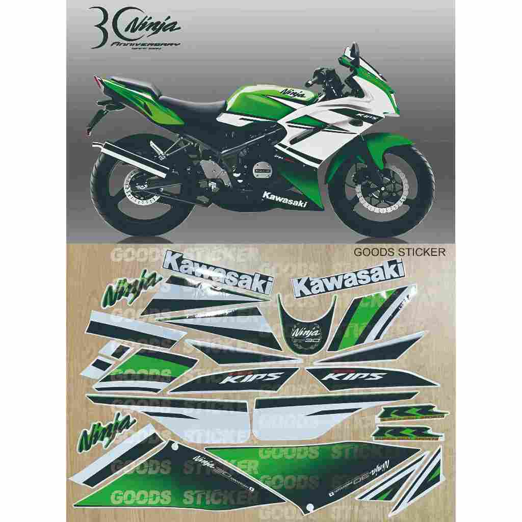 Jual [COD] Striping Ninja RR New Anniversary 30Th Hijau - Sticker ...