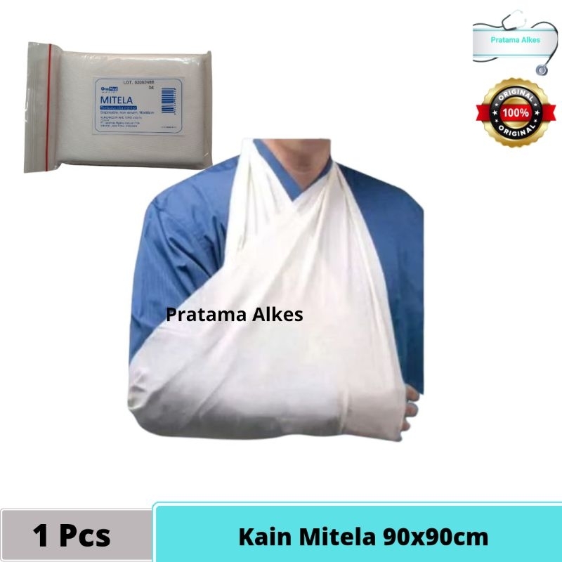 Jual Mitela Segitiga Onemed / Mitela Putih / Mitella Segitiga Putih ...