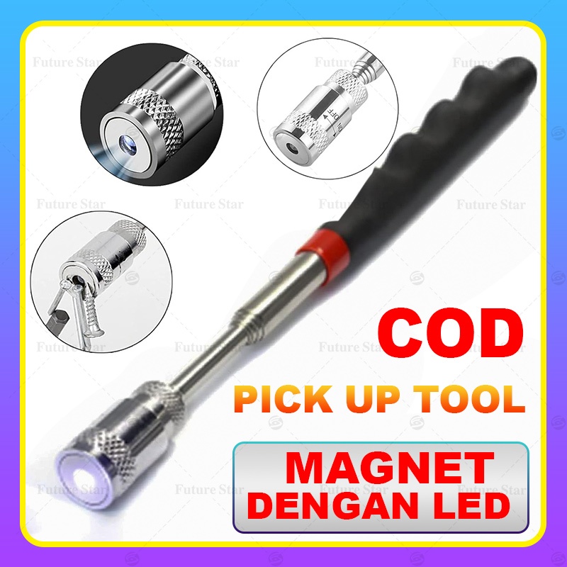 Jual Alat Tongkat Magnet Teleskopik Stik Magnet Telescopic Magnetic ...