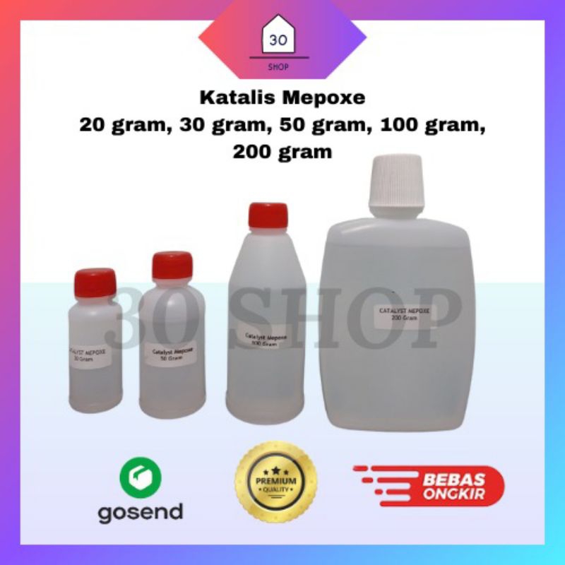 Jual Katalis / Katalis resin 20, 30, 50, 100, 200Gram, 1KG | Shopee ...
