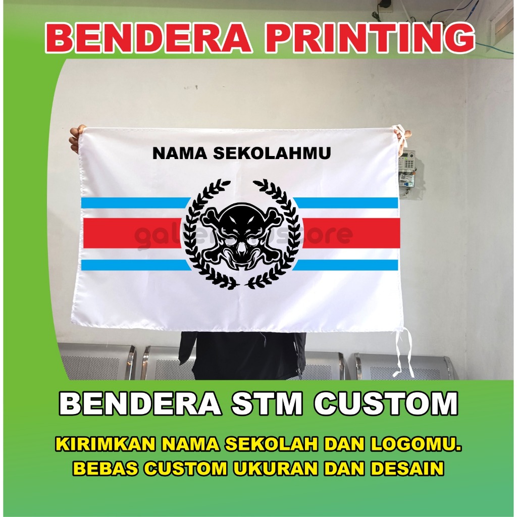 Jual BENDERA PRINTING CUSTOM | STM JURUSAN | Shopee Indonesia