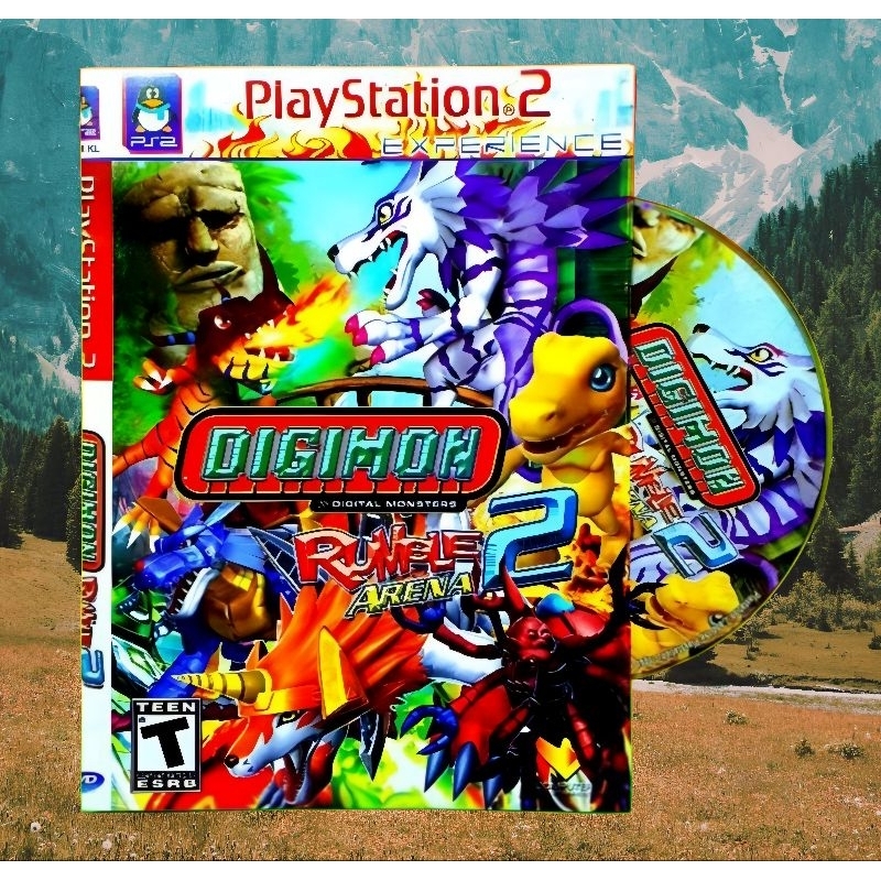 Jual Kaset Game Ps2 Digimon Rumble Arena 2 - Kaset Ps2 Game Digimon ...