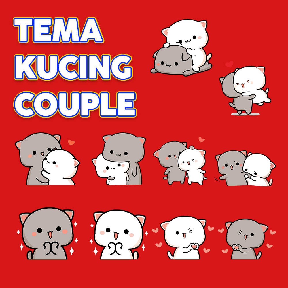 Jual SABLON SETRIKA SATUAN TEMA KUCING COUPLE VOL.1 / SABLON DTF ...