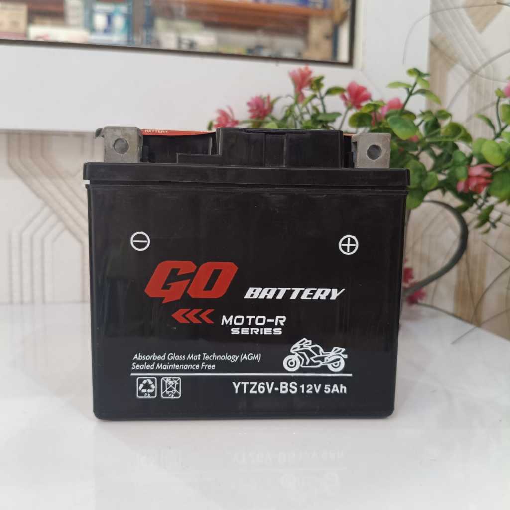 Jual AKI MOTOR go battery warna hitam proresu cepat tahan lama VARIO ...