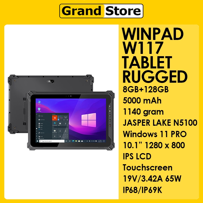 Jual WINPAD W117 4G LTE 8G/128GB INTEL JASPER LAKE N5100 5000mAh ...