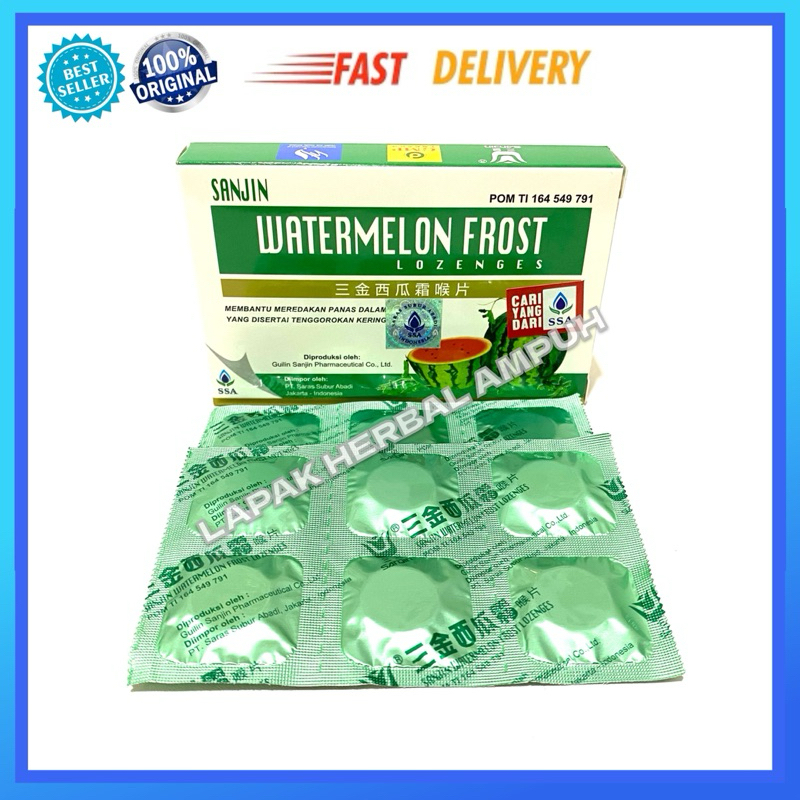 Jual Sanjin Watermelon Frost Lozenges | Shopee Indonesia