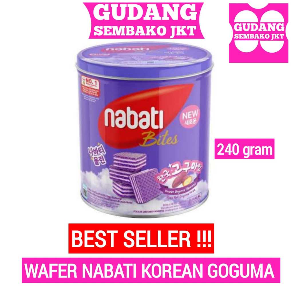 Jual nabati korean goguma kaleng 240 gram | Shopee Indonesia