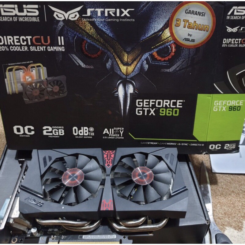 Jual VGA ASUS STRIX GTX 960 2gb OC | Shopee Indonesia