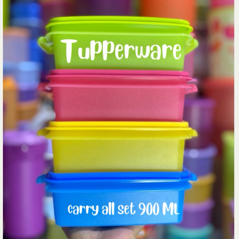 Jual TUPPERWARE CARRY ALL SET ECER/SATUAN | Shopee Indonesia