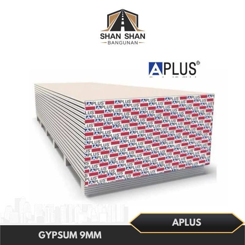 Jual Gypsum Aplus 9mm / Gypsum A plus Lembaran | Shopee Indonesia