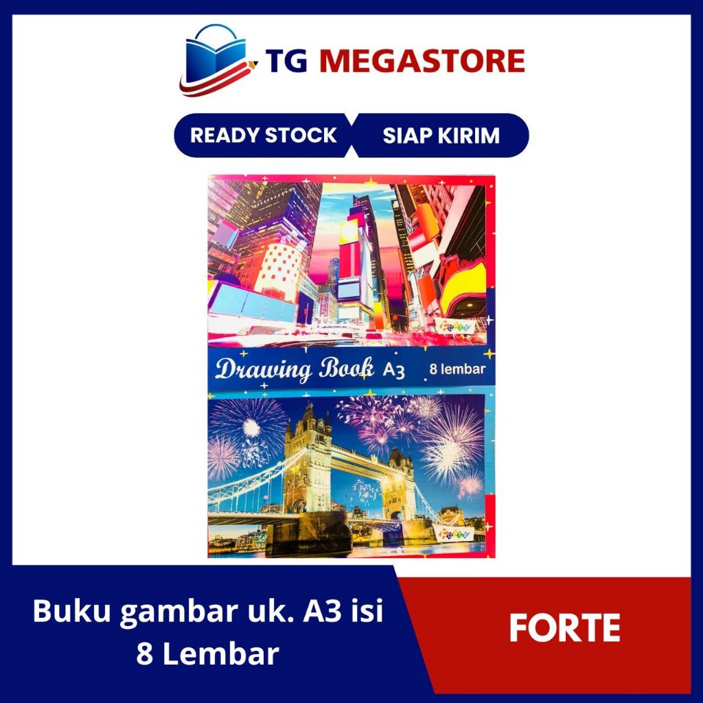 Jual Buku gambar FORTE uk. A3 isi 8 Lembar | Shopee Indonesia
