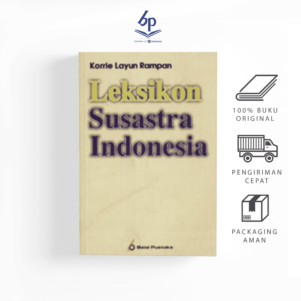 Jual Leksikon Susastra Indonesia Korrie Layun Rampan - Balai Pustaka ...