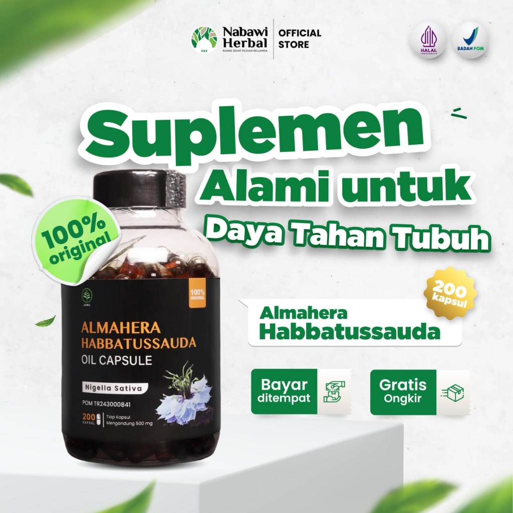 Jual ALMAHERA - Habbatussauda Oil Minyak Jinta Hitam Black Seed 200 ...