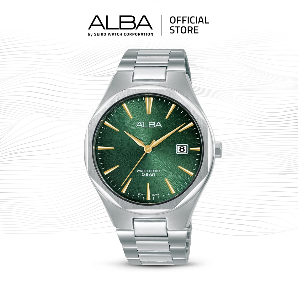 Jual Alba Prestige Jam Tangan Pria AS9U55 / AS9U55X1 Quartz Green ...