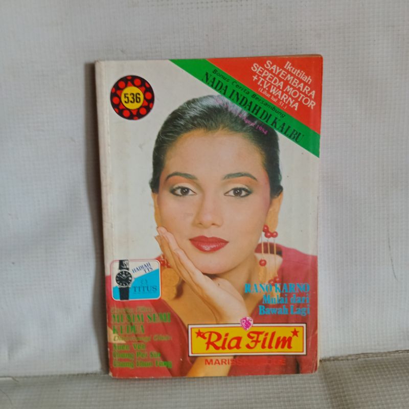 Jual MAJALAH Ria Film No. 536 COVER MARISSA HAQUE | Shopee Indonesia