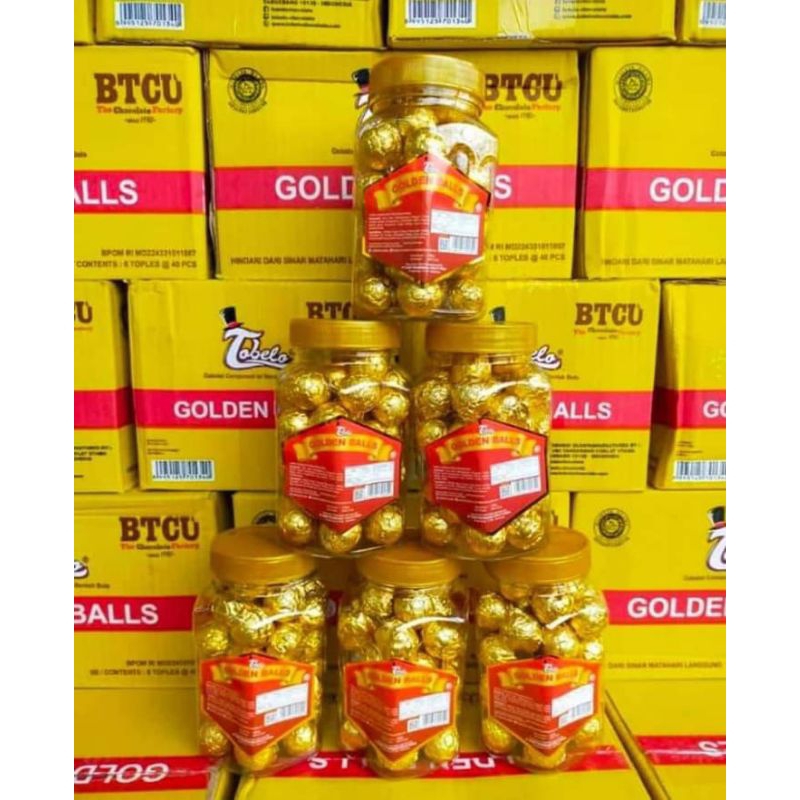 Jual COKELAT TOBELO GOLDEN BALL TOPLES ISI 40 pcs | Shopee Indonesia
