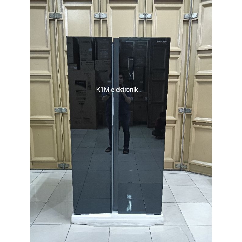 Jual Kulkas Sharp side by side Inverter 563 ltr Nano Deodorizer SJ ...