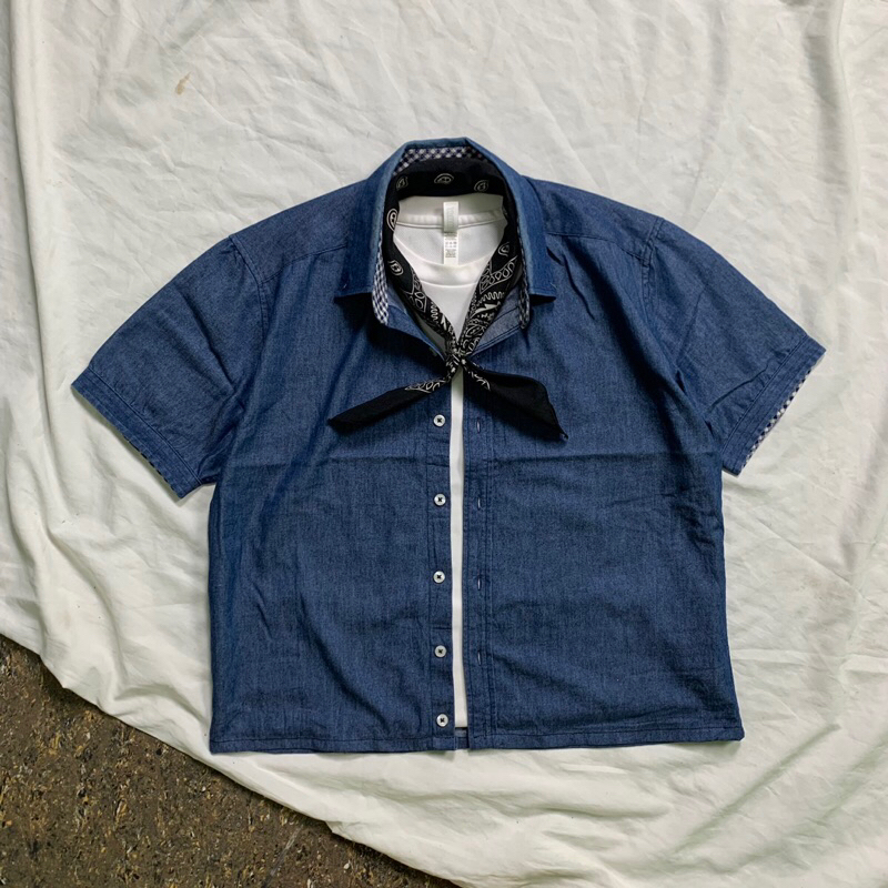 Jual Boxy shirt (618), size M fit L (59cm x 54cm) | Shopee Indonesia