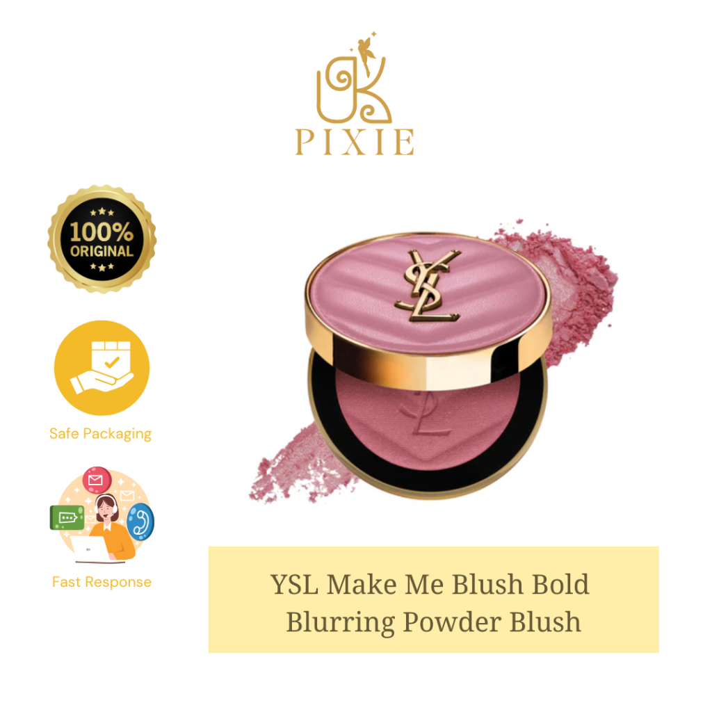 Jual Pixiecosmetic - YSL Make Me Blush Bold Blurring Powder Blush | Shopee Indonesia