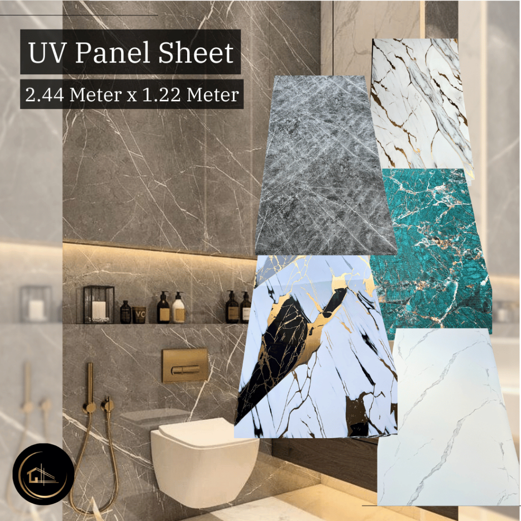 Jual Marmer PVC / Wallpanel PVC Dinding / Backdrop Kamar Tidur - [2.44m ...