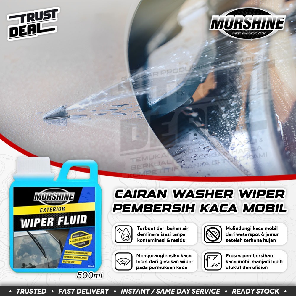 Jual Wiper Fluid Cairan Washer Pembersih Kaca Depan Mobil MORSHINE ...