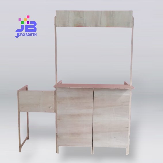 Jual Booth Portable Kayu / Booth Polos / Gerobak Lipat / Meja Lipat ...