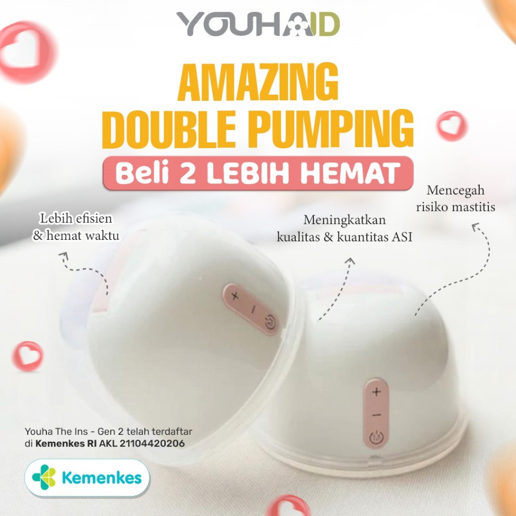 Jual YOUHA THE INS GEN 2 BREASTPUMP / Pompa ASI Electric YOUHA Handsfree | Shopee Indonesia