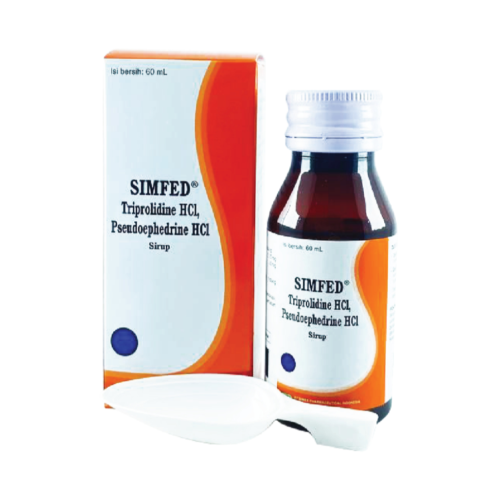 Jual SIMFED SIRUP 60ML, Meredakan Hidung Tersumbat Dan Bersin-Bersin Karena Pilek | Shopee Indonesia