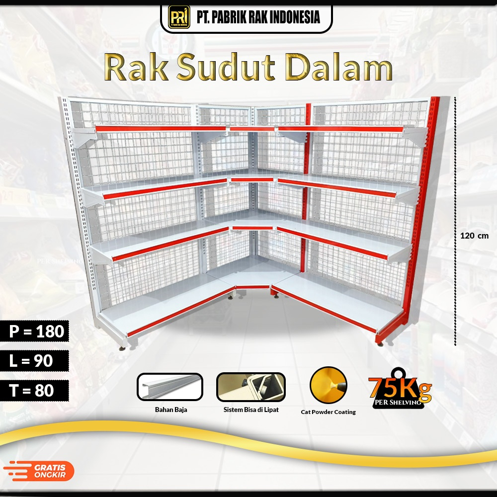 Jual Rak Sudut Dalam (Rak Sudut/Pojok/Dalam) | Shopee Indonesia