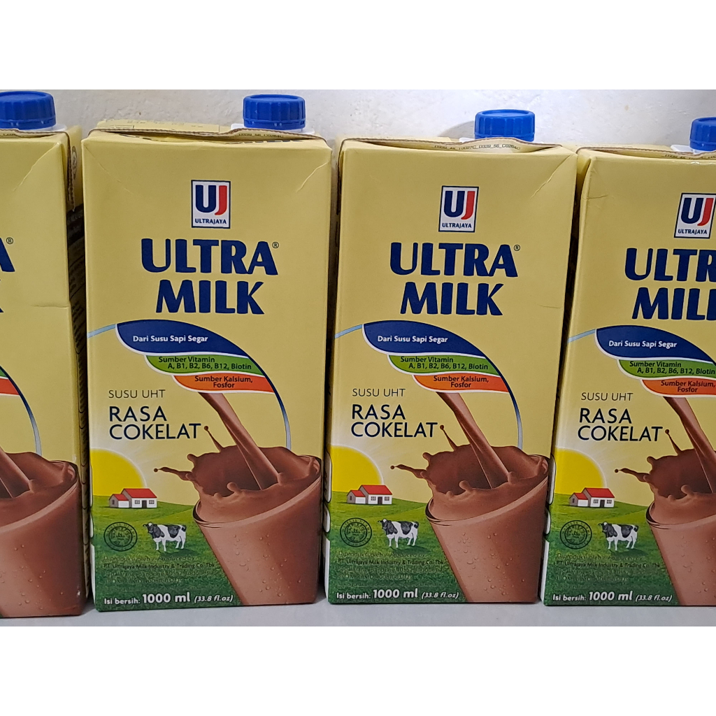 Jual SUSU UHT ULTRA MILK 1 LITER RASA COKLAT | Shopee Indonesia