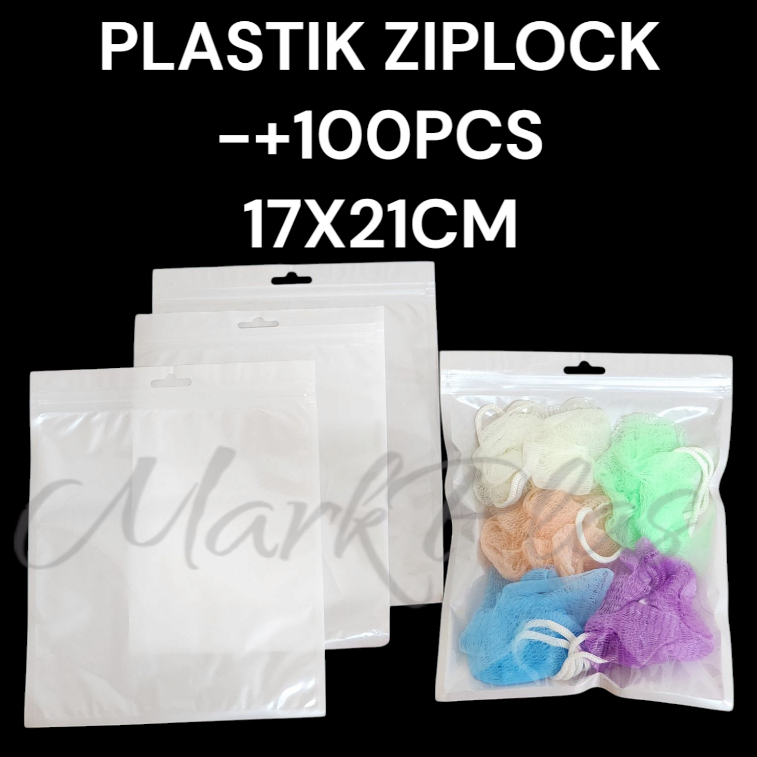 Jual Plastik Ziplock 100 Pcs UK 17x21 CM / Plastik Klip Acc Plastik ...
