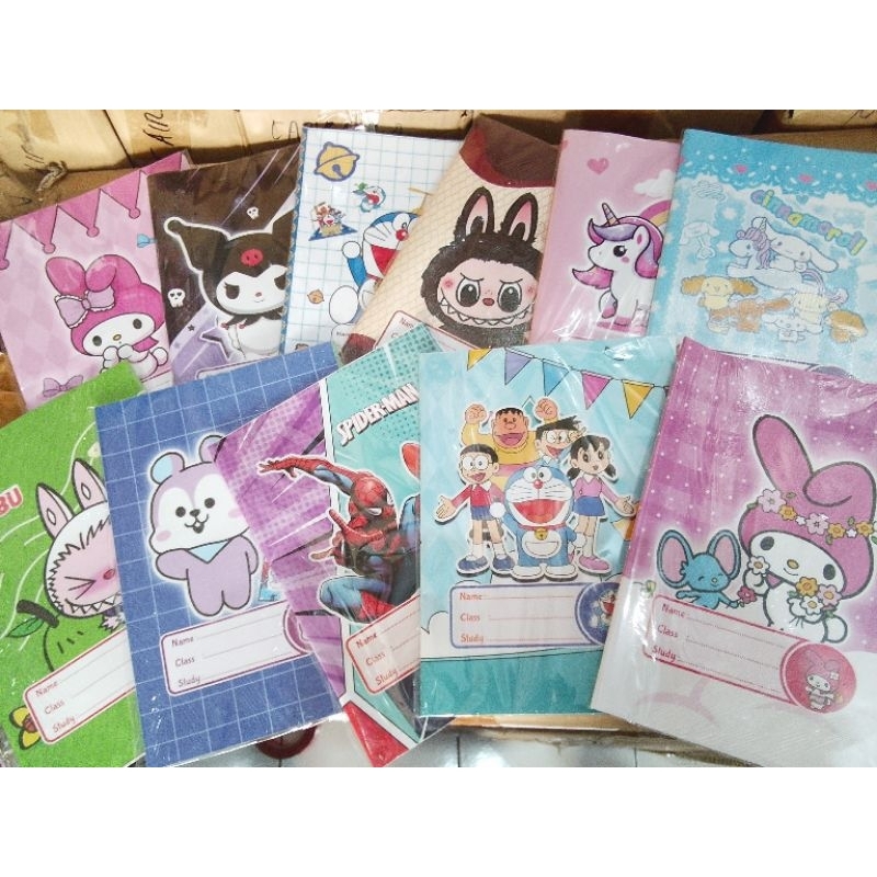 Jual Sampul buku tulis Kwarto gambar karakter anak Sanrio Kuromi ...